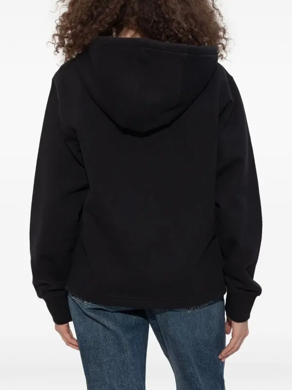 Burberry Cotton Hoodie With Drawstring And Logo Print