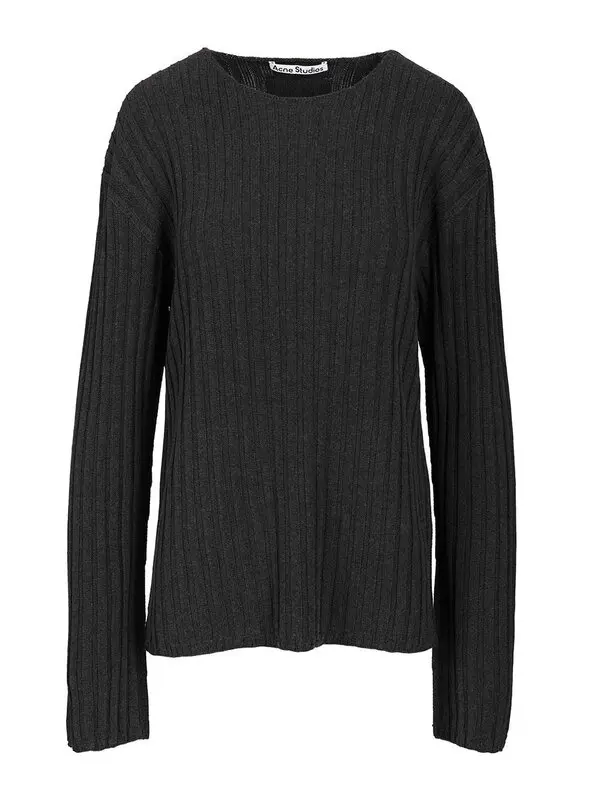 Acne Studios Ribbed Crew Neck Sweater