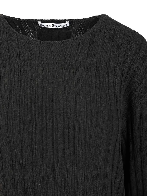 Acne Studios Ribbed Crew Neck Sweater