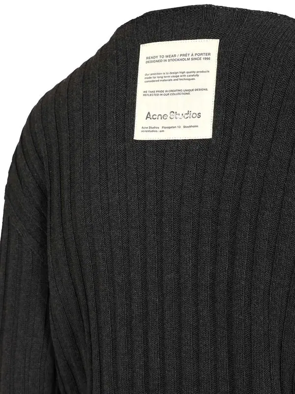 Acne Studios Ribbed Crew Neck Sweater