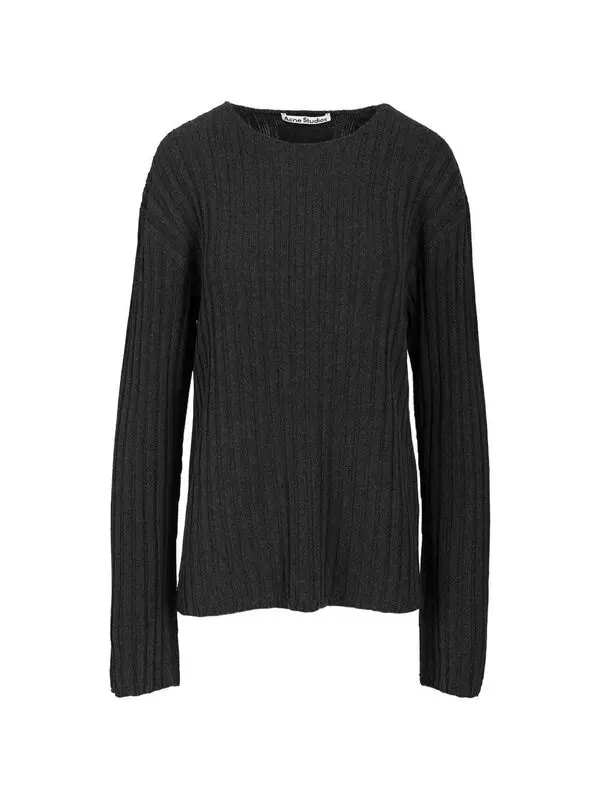 Acne Studios Ribbed Crew Neck Sweater