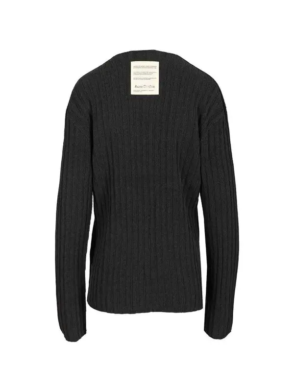 Acne Studios Ribbed Crew Neck Sweater
