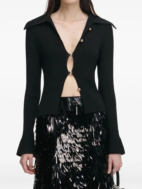 SELF-PORTRAIT Button-up Sweater