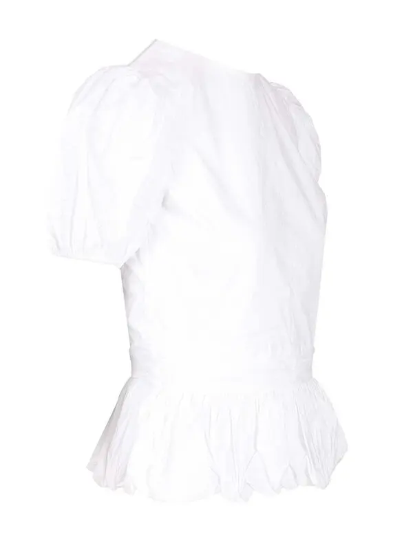 ROTATE BY BIRGER CHRISTENSEN Top With Puff Sleeves