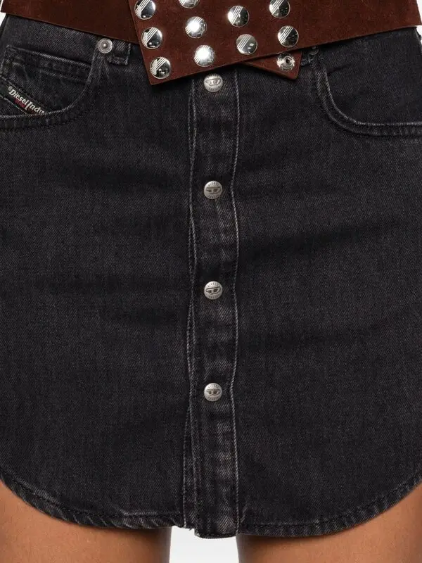 DIESEL® Five-pocket Denim Miniskirt