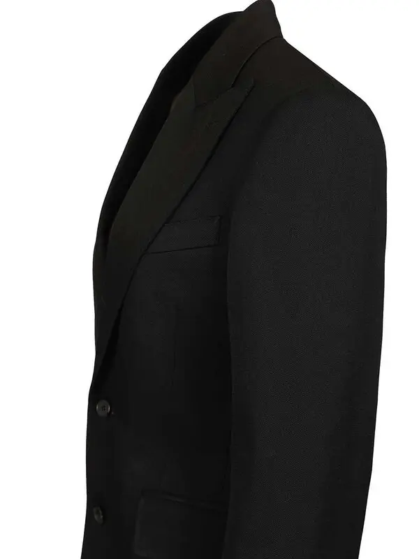 Celine Diagonal Wool Column Jacket