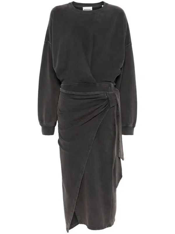 Isabel Marant Étoile Sandrina Long Sweatshirt Dress