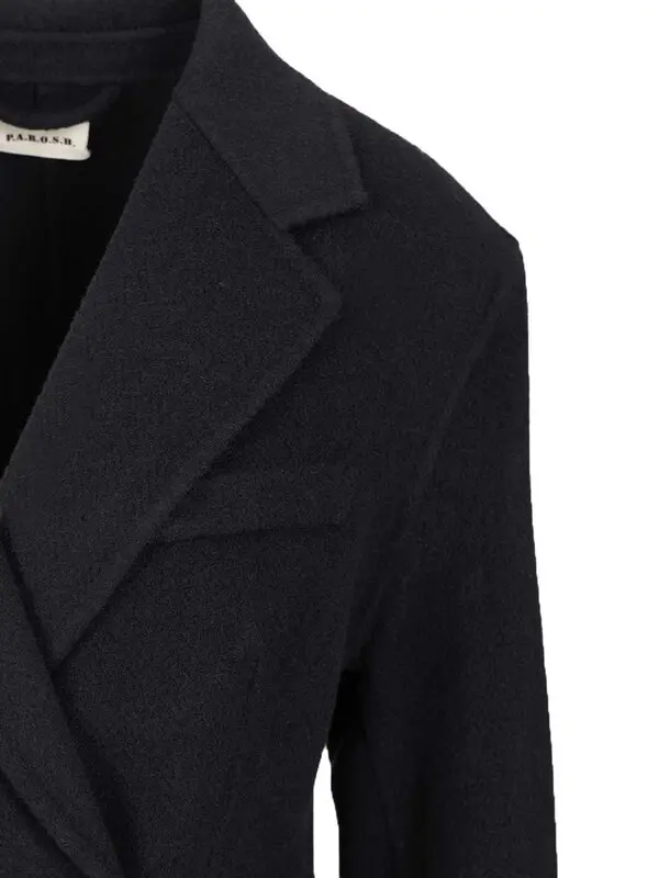 P.a.r.o.s.h Double-breasted Wool Blend Coat