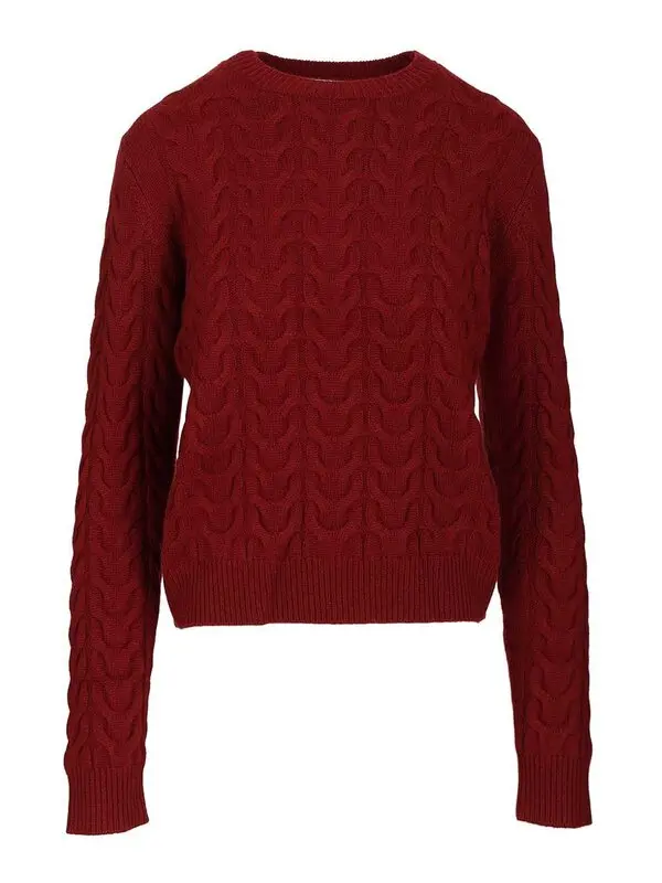 Max Mara Slim Cashmere Sweater - Red