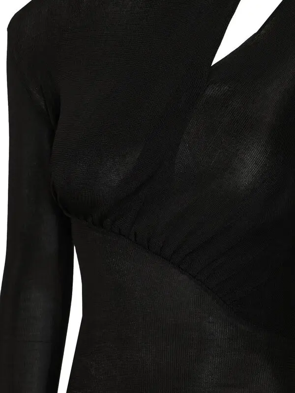 SELF-PORTRAIT Viscose Knit Top