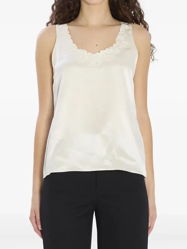 Celine Silk Satin Lingerie Top
