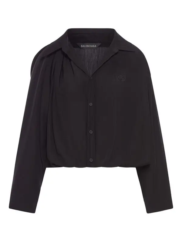 Balenciaga One Shoulder Shirt