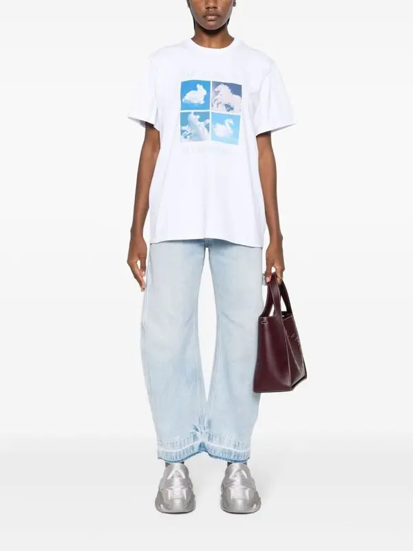 Stella McCartney High Waisted Balloon Leg Jeans