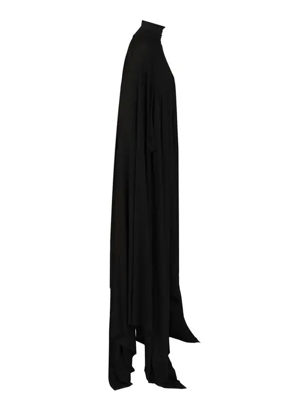 Balenciaga Asymmetrical High Neck Dress