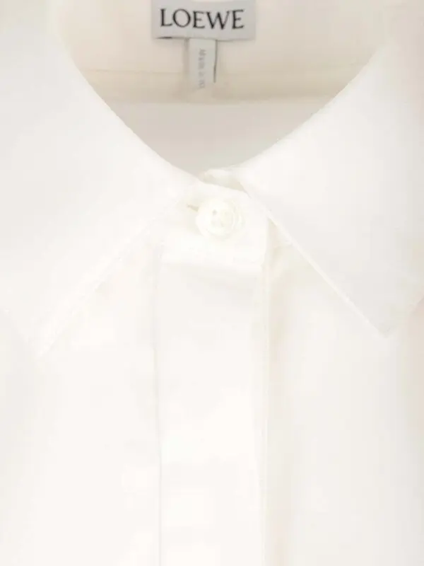 Loewe Puzzle Fold" Cotton Shirt - White