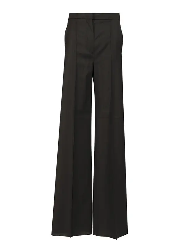 Max Mara Wide Leg Wool Trousers