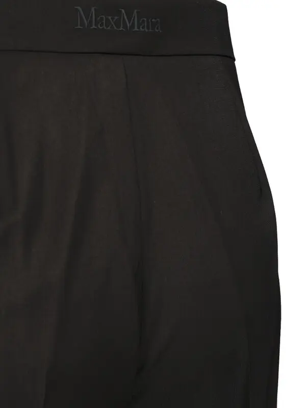 Max Mara Wide Leg Wool Trousers