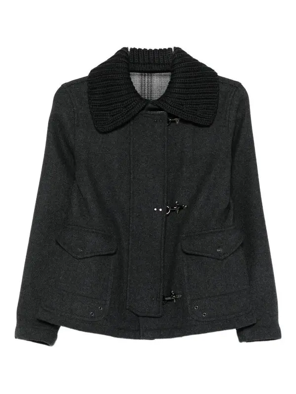 FAY 3-hook Wool Jacket