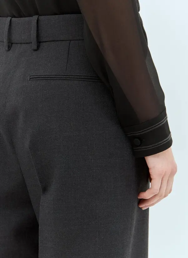 Gucci Wool Tailored Wide-leg Pants