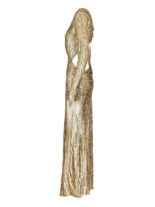 SELF-PORTRAIT Long Dress In Thread
