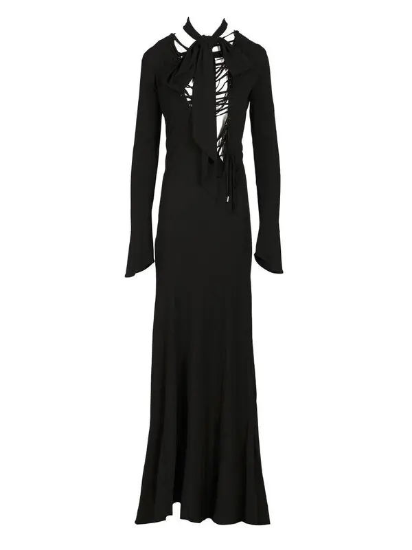 Attico Crepe Midi Dress