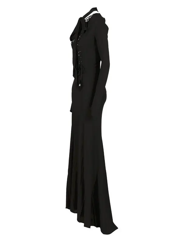 Attico Crepe Midi Dress