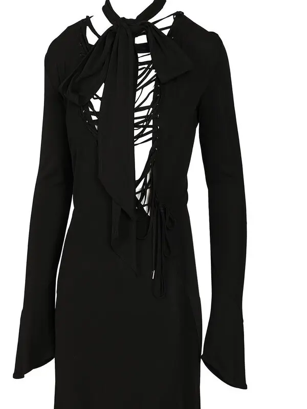 Attico Crepe Midi Dress