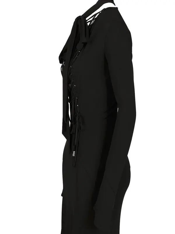Attico Crepe Midi Dress
