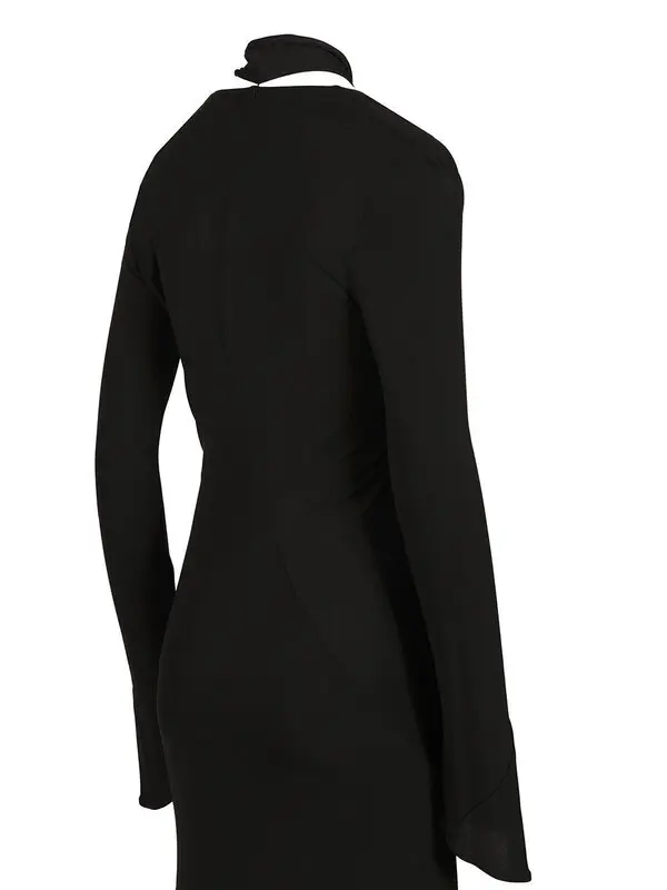 Attico Crepe Midi Dress