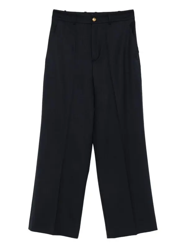 P.a.r.o.s.h Wide-leg Stretch Wool Trousers