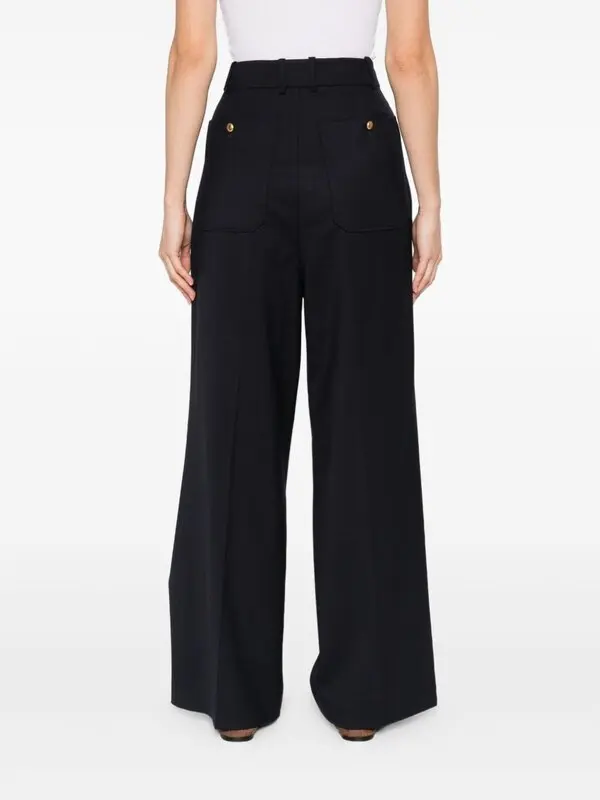 P.a.r.o.s.h Wide-leg Stretch Wool Trousers