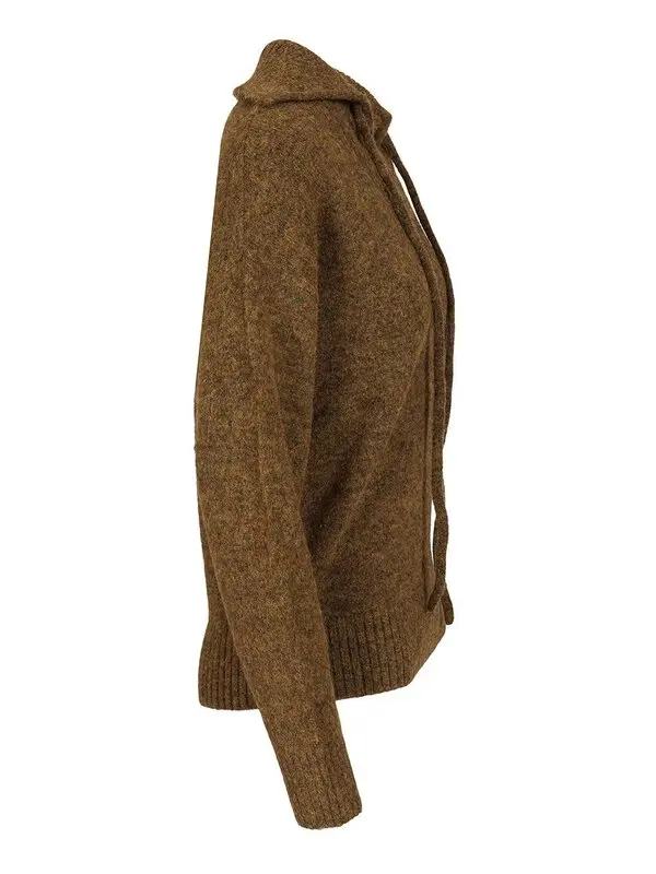 Isabel Marant Étoile Phylia Alpaca-blend Lace-up Sweater - Brown