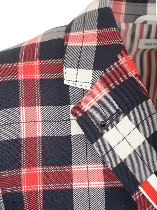 Thom Browne Tartan Twill Sport Coat