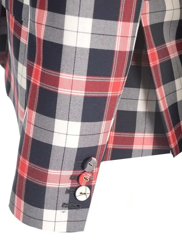Thom Browne Tartan Twill Sport Coat