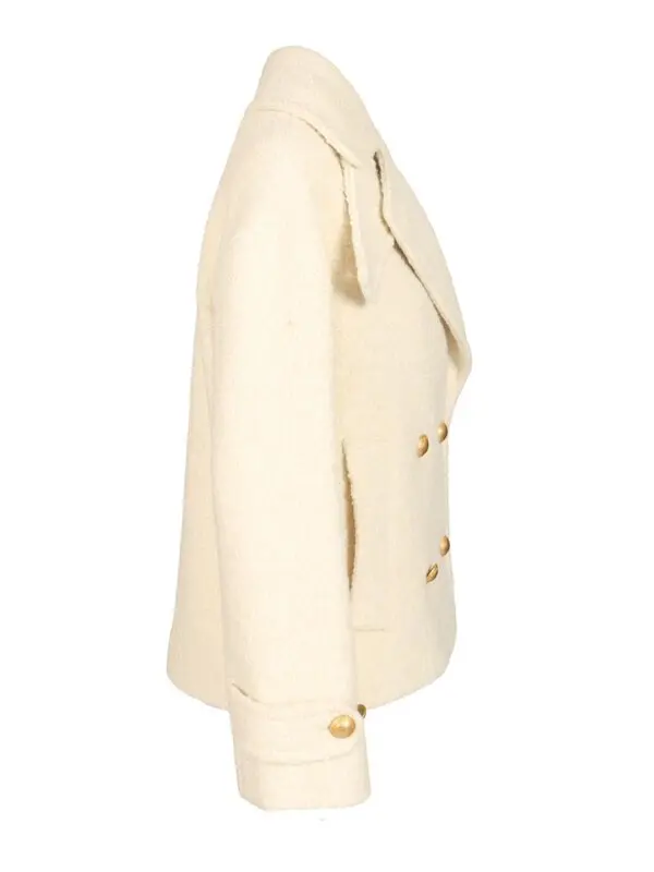 Tagliatore Short Double-breasted Alpaca Jacket
