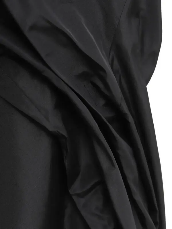 Loewe Twisted Dress In Silk Blend Taffeta