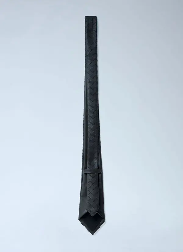 Bottega Veneta Intrecciato Leather Tie