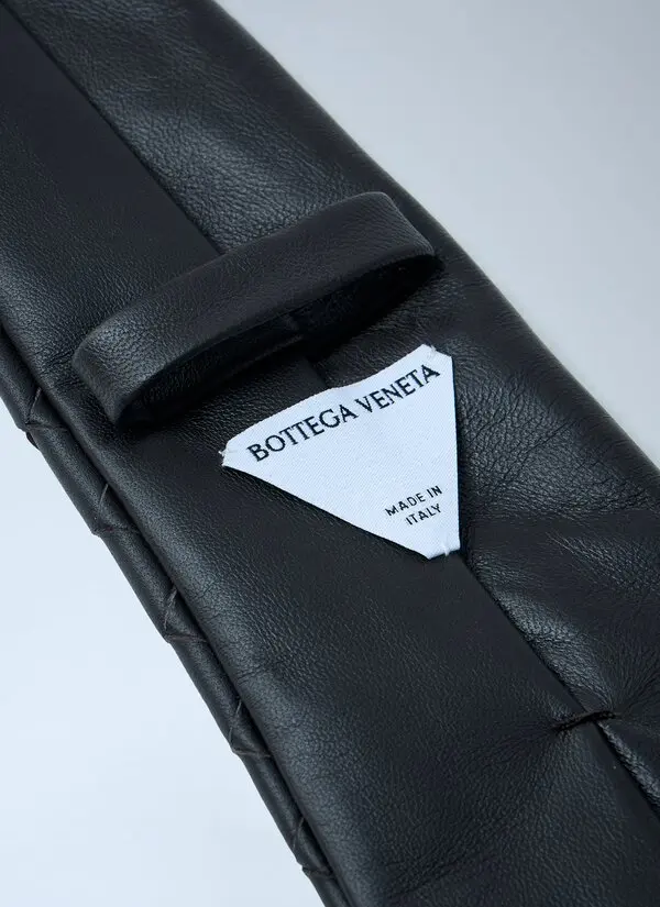 Bottega Veneta Intrecciato Leather Tie
