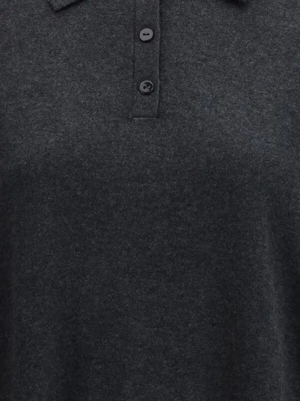 LISA YANG Caisa Cotton Cashmere Polo Shirt