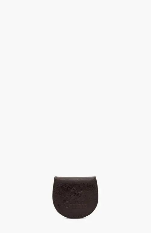 CAVALINHO Gentleman Leather Round Coin Purse 532 - Brown