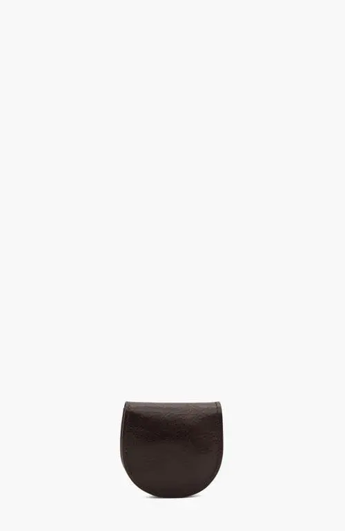CAVALINHO Gentleman Leather Round Coin Purse 532 - Brown