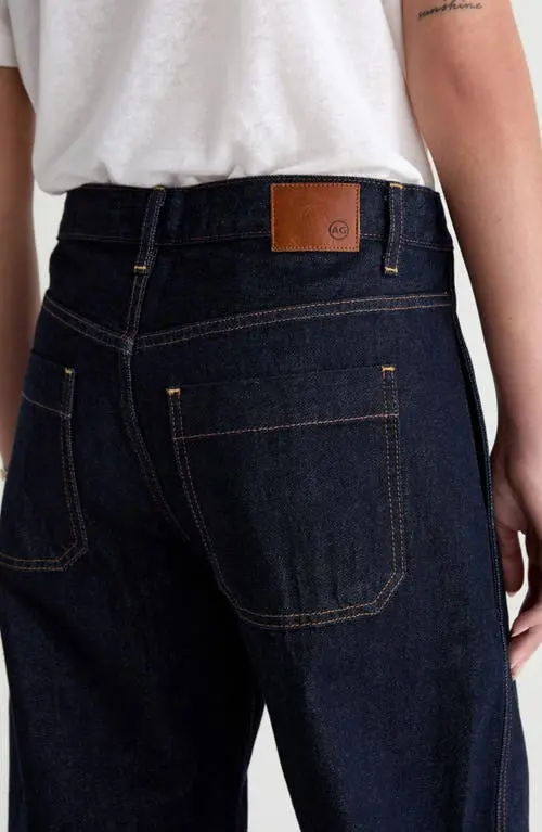 Ag Mercer Cuffed High Waist Barrel Jeans