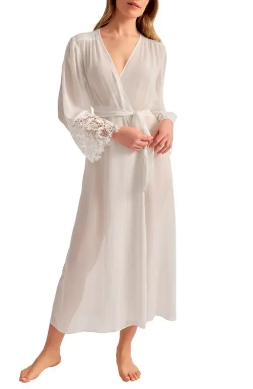 Rya Collection Duchess Chiffon Robe - Ivory