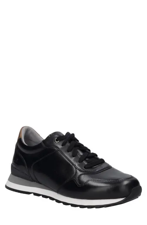 Josef Seibel Axel 02 Leather Lace Up Sneakers - Black