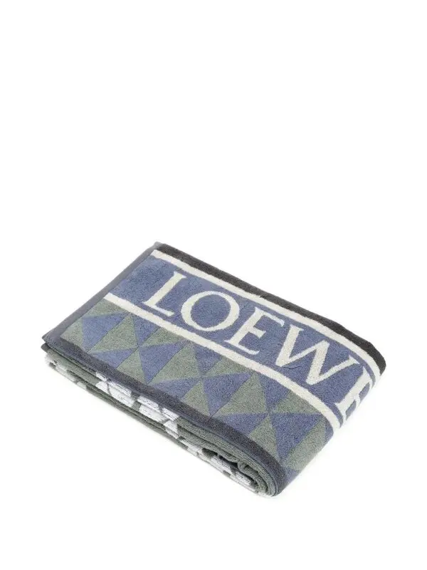 Loewe Cotton Terry Towel - Blue