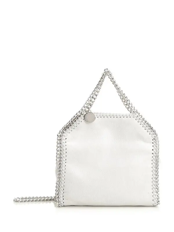 Stella McCartney Falabella Tiny Bag Eco Shaggy Deer With Stainless Steel Chain - Gray