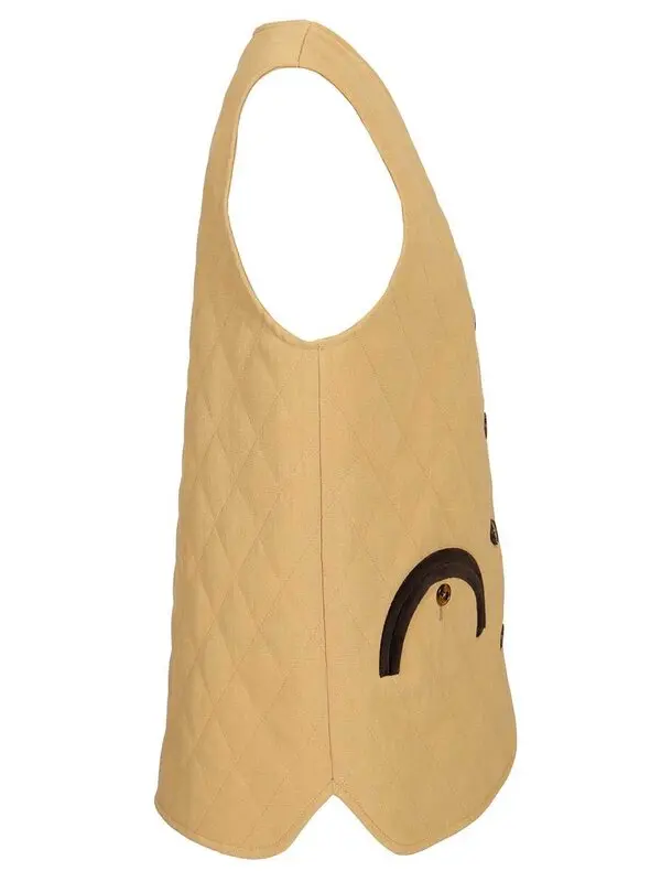 BLAZÉ MILANO Ghost Suffolk Gilet - Brown