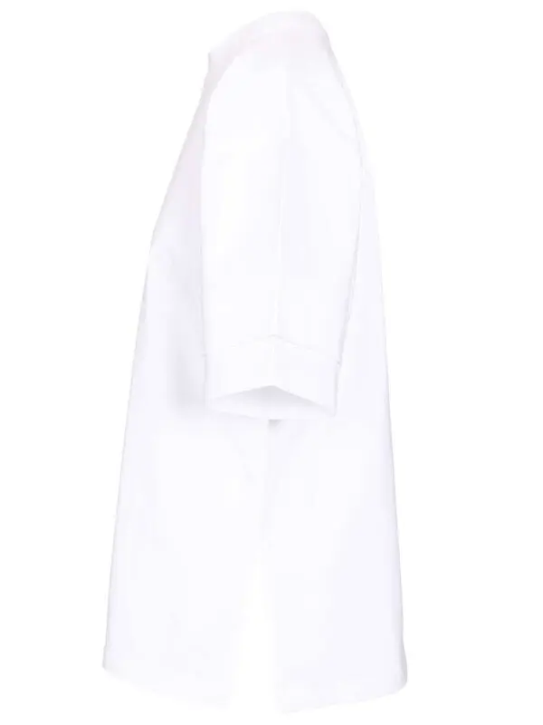 Alaïa Layered Cotton T-shirt - White