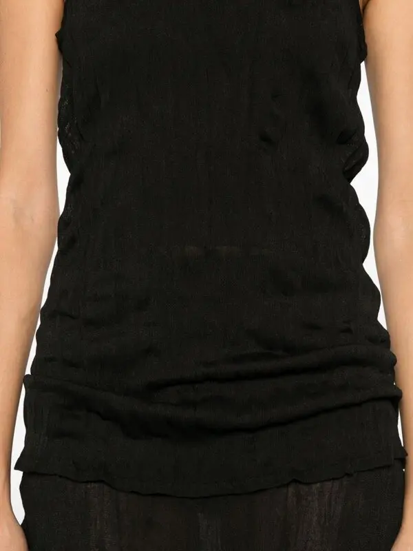 TOTEME Crinkled Knit Tank