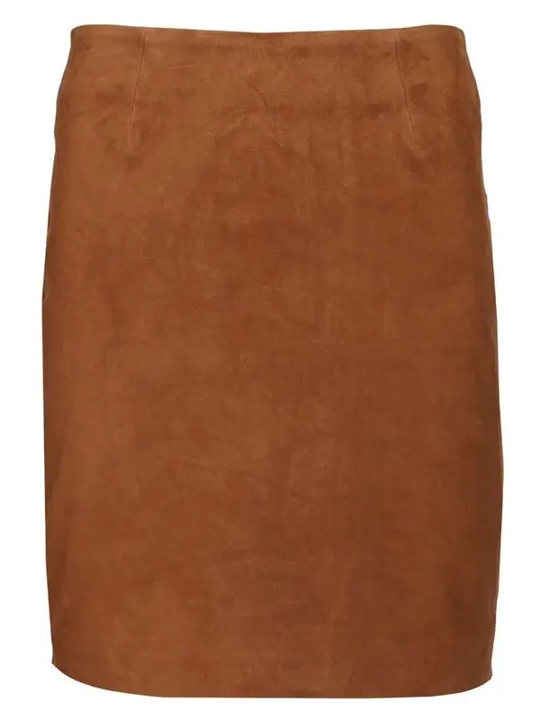 ROTATE BY BIRGER CHRISTENSEN Suede Mini Skirt